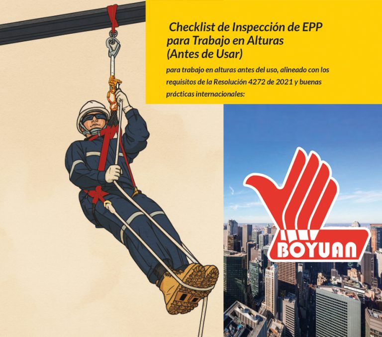 Checklist alturas – Elementos de Protección Industrial